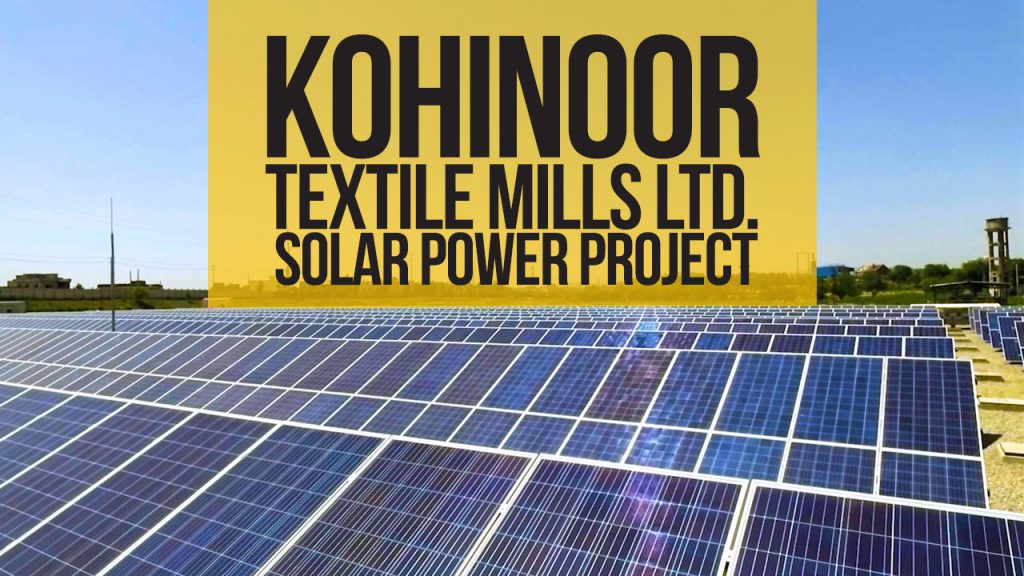 Kohinoor Textile Mills - Global Cleantech Company